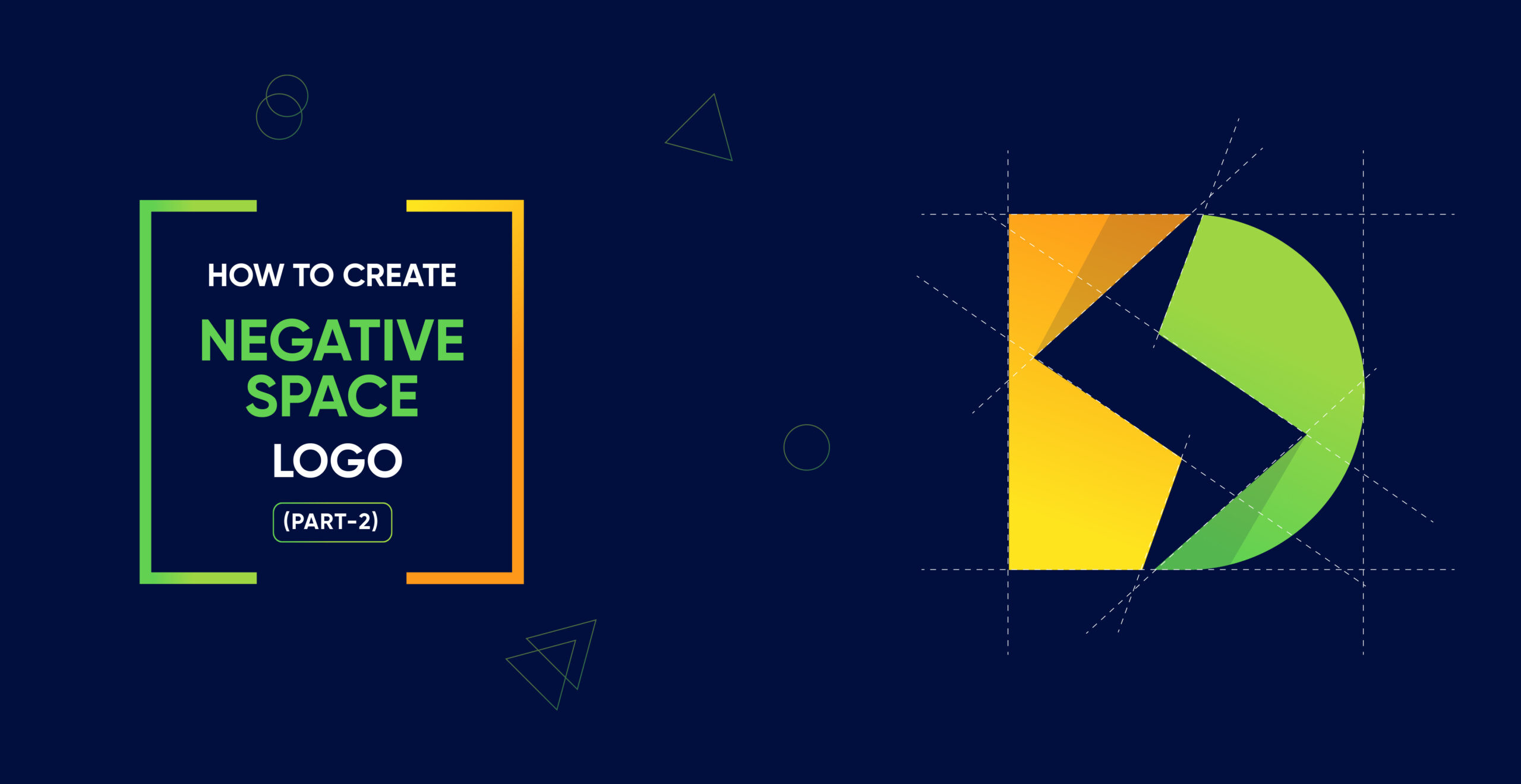 How To Create Negative Space Logo??