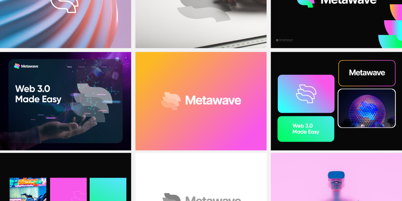 Futuristic Blockchain Tech Logo – Crypto Web3 DeFi – M for Meta - Rumzzline