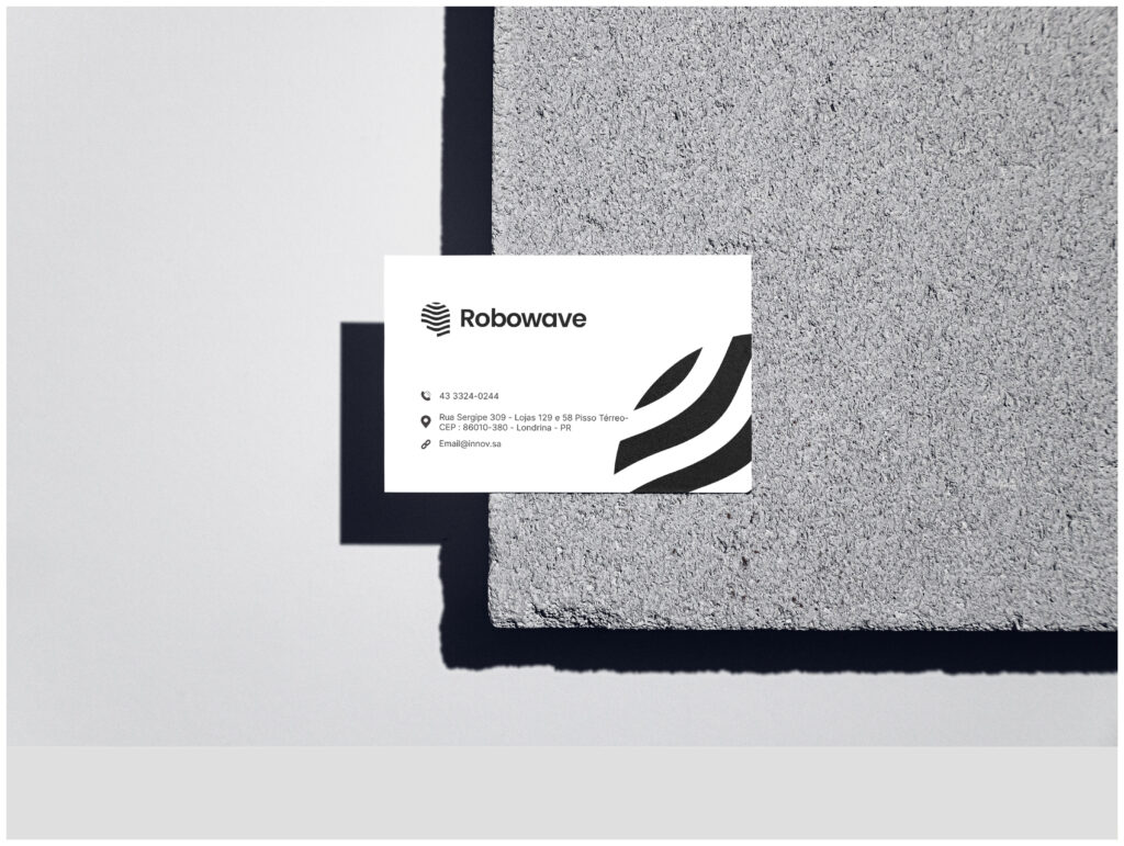 Logo, Modern, AI, Robotics, Automation, Algorithm, Tech, Wave