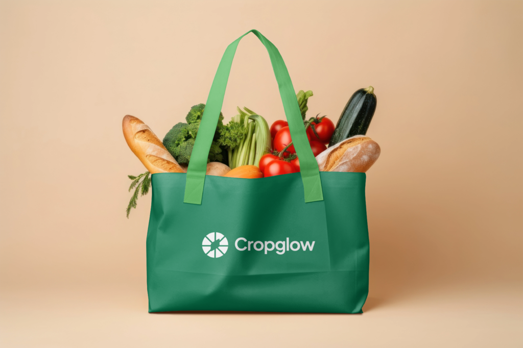 Crop Logo, Farm Logo, Agriculture Logo, Eco, Green, Leaf, C logo
