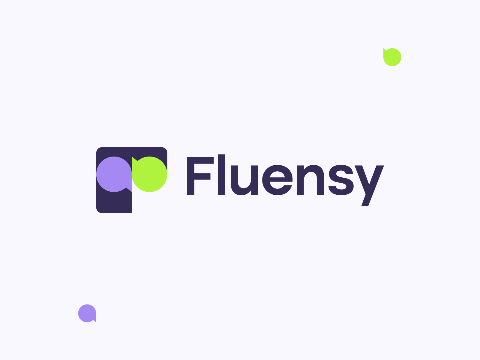 Fluency Logo Design | AI Language Learning Brand Identity by Ahmed Rumon